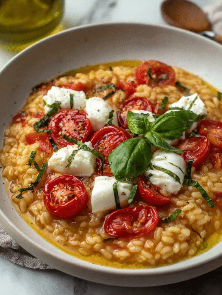 The Ultimate Tomato Mozzarella Risotto: A Creamy Italian Comfort Food ...