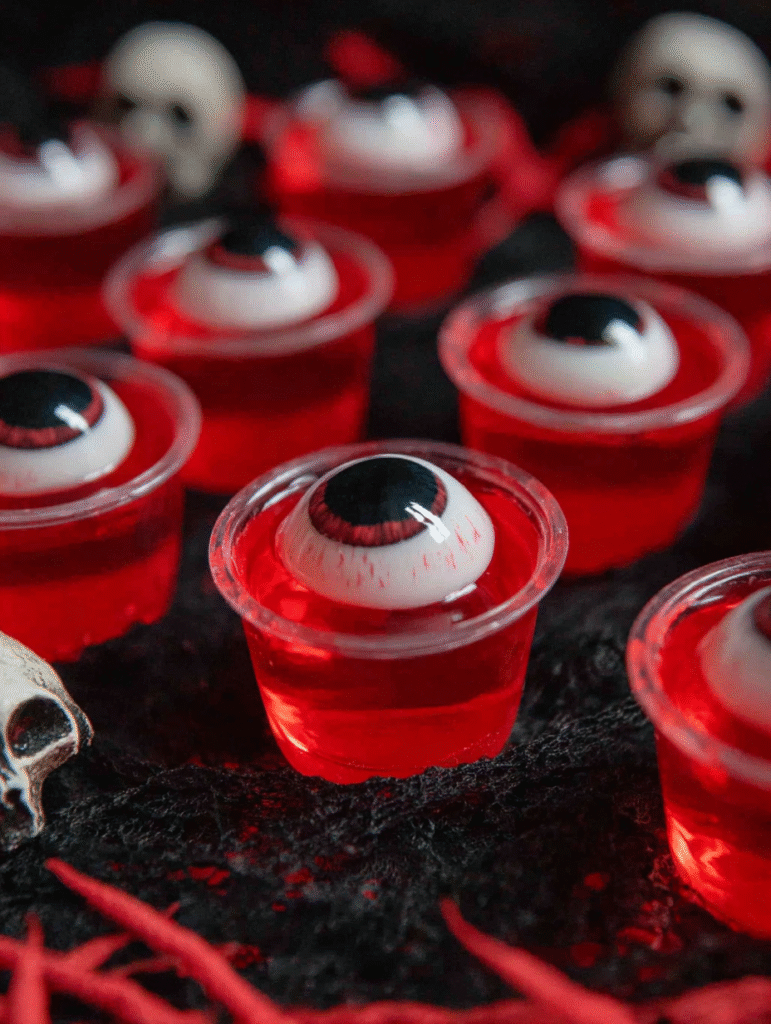 Creepy Halloween Eyeball Jello Shots That Will Haunt Your Party Guests