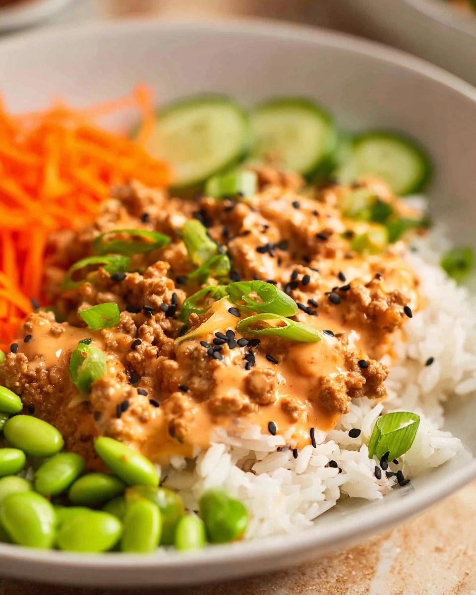 Bang Bang Ground Turkey Rice Bowls: A Spicy Creamy Meal Prep Dinner